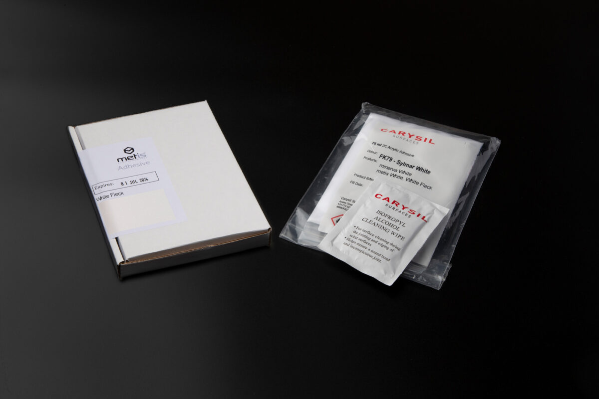 metis® Adhesive - White Fleck - Metis Work Surfaces